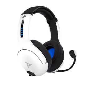 PDP LVL50 Wireless Stereo Headset with Noise Cancelling Microphone: White - PS5/PS4