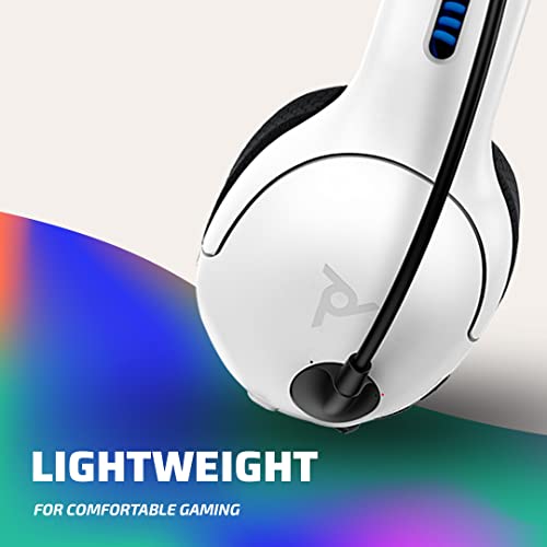 PDP LVL50 Wireless Stereo Headset with Noise Cancelling Microphone: White - PS5/PS4