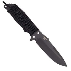 hogue hunting knife fixed blade hk fray 4.2 inch paracord frame