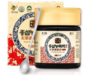 gangwoninsam] korean red ginseng extract gold 120g / 4.23 fl. oz – contains 100% pure korean 6-year-old red ginseng root extract