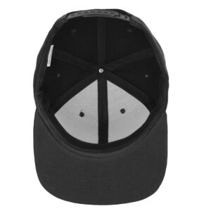 Gelante Plain Blank Flat Brim Adjustable Snapback Baseball Caps LOT 6 Pack 1500 Black