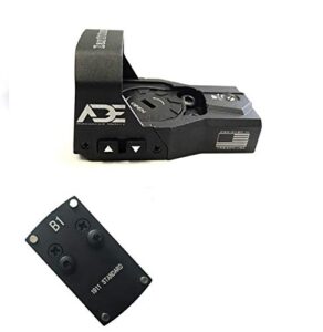 ade advanced optics zantitium rd3-015 red dot reflex sight for colt 1911 standard pistol