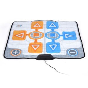 Tihebeyan Double Person Dance Mat, Non-Slip Dancing Pads Suitable for NGC Game Wii Console