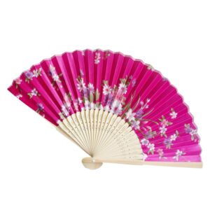 holzkary chinese style vintage folding hand held fan/paper fan/feather fan/sandalwood fan/bamboo fans for wedding, party, dancing(21cm.m)