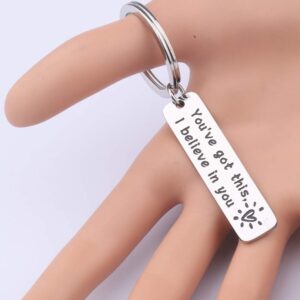 BNQL I Believe in You Keychain You Have Got This Keychain Inspirational Sobriety Gift (keychain s)