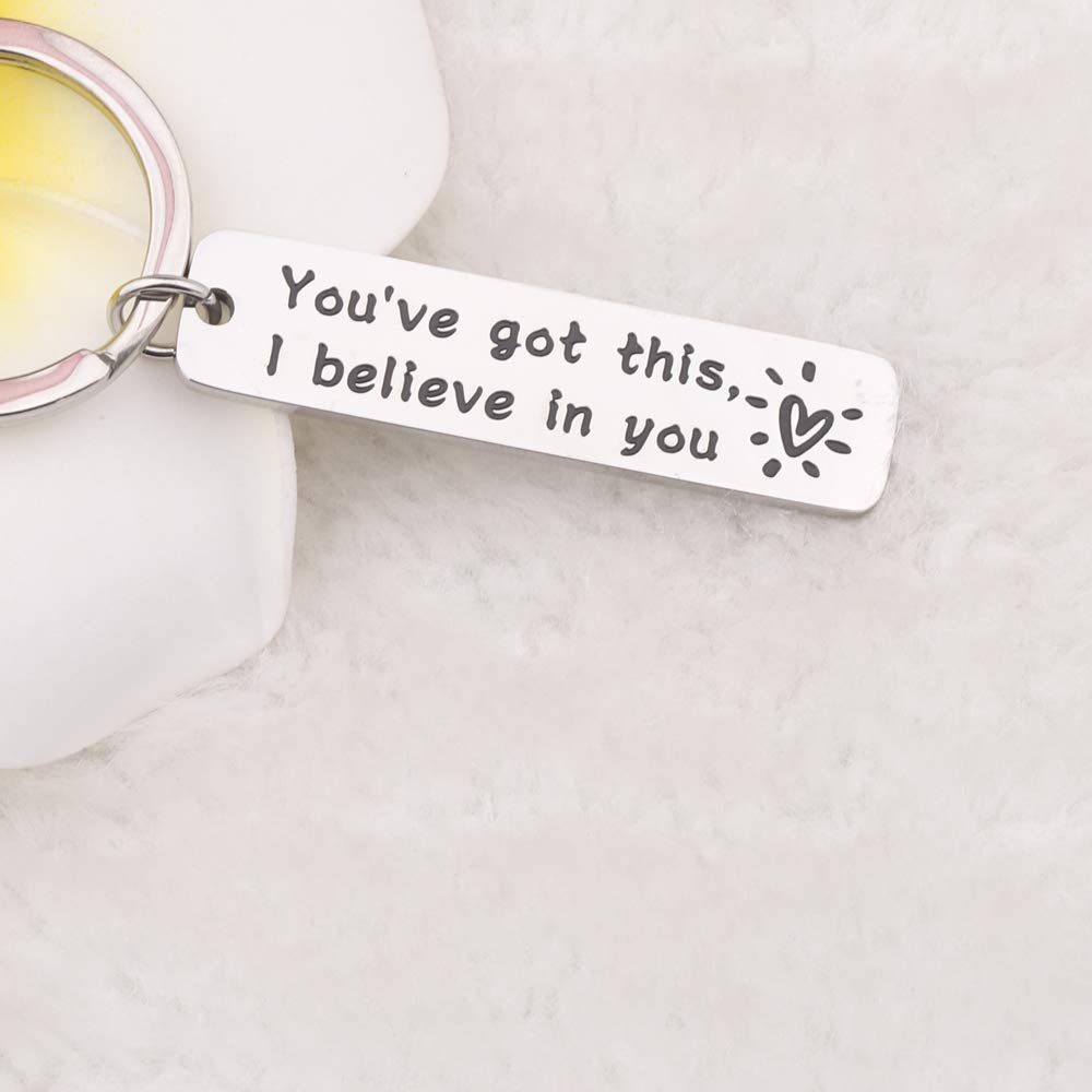 BNQL I Believe in You Keychain You Have Got This Keychain Inspirational Sobriety Gift (keychain s)