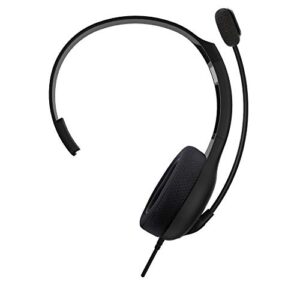 PDP LVL30 Wired Headset with Single-Sided One Ear Headphone for PC, Xbox - Mac, Tablet Compatible - Noise-Cancelling Mic - Lightweight, Cool Comfort, Great for Gaming , School and Remote Work - Black