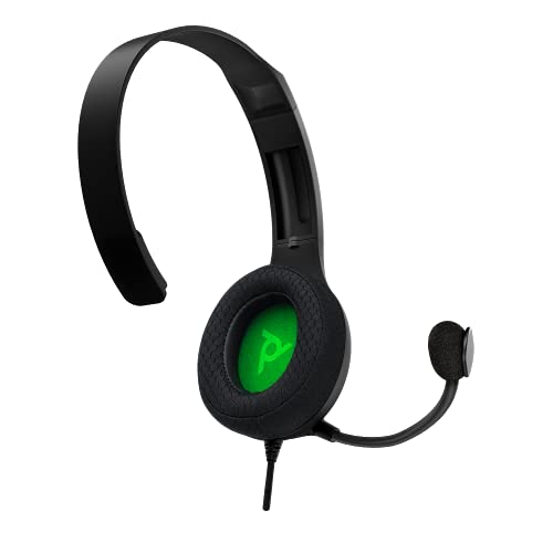 PDP LVL30 Wired Headset with Single-Sided One Ear Headphone for PC, Xbox - Mac, Tablet Compatible - Noise-Cancelling Mic - Lightweight, Cool Comfort, Great for Gaming , School and Remote Work - Black