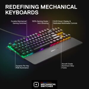 SteelSeries Apex 7 TKL Mechanical USB Gaming Keyboard