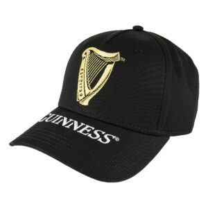 guinness harp baseball cap black