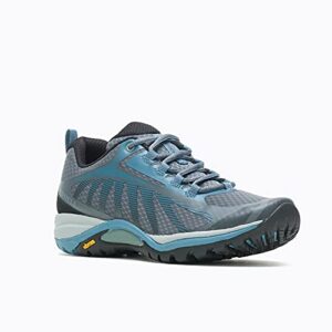 Merrell womens Siren Edge 3 Hiking Shoe, Rock/Bluestone, 9 Wide US