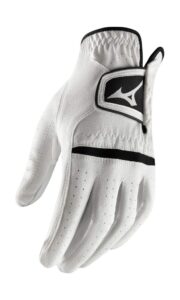 mizuno 2020 comp men's glove white/black, medium/large, left hand