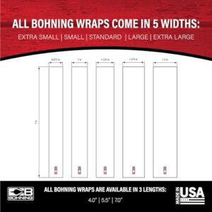 Bohning 7" Solid Arrow Wraps, Standard, Reflective