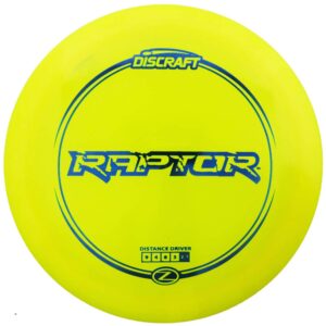 discraft elite z raptor distance driver golf disc [colors may vary] - 173-174g