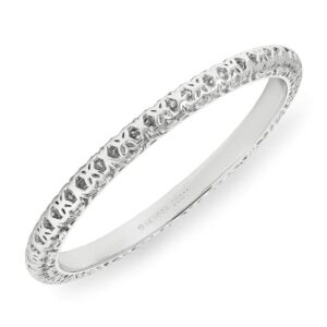 Kendra Scott Maggie Bangle Bracelet in Rhodium Filigree