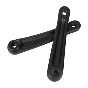 Bnineteenteam Bike Crank Arms,Horizontal Crank Arm, Hole Hole for Drive Motor Black