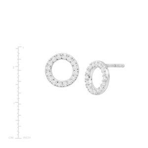 Silpada 'Brillante' Cubic Zirconia Stud Earrings in Sterling Silver