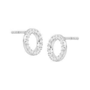 Silpada 'Brillante' Cubic Zirconia Stud Earrings in Sterling Silver