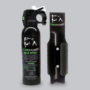 griz guard bear spray featuring a udap griz guard hip holster