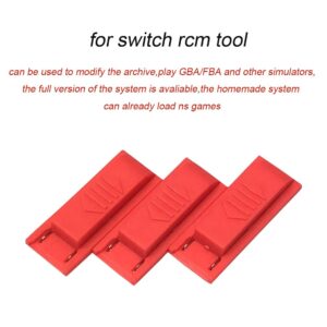 Onyehn 2pcs Replacement DN RCM Jig for Nintendo Switch,RCM Short Circuit Tools Use for Modify The Archive Play GBA/FBA & Other Simulator