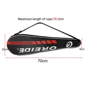 Durable Oxford Badminton Racquet Bag Waterproof Badminton Racket Cover Bag with Adjustable Strap Gym Bag Backpack Adjustable Sport Equipment Duffel Bag Shoulder Bag Carrying Bag Tote Storage Sack