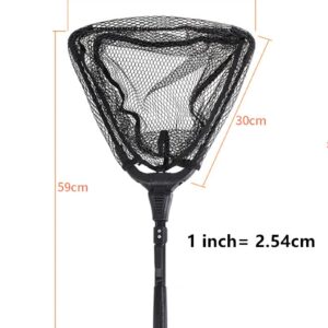 Toasis Fly Fishing Landing Net Small Size Nylon Mesh Trout Bass Catch and Release Net