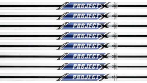 Project X Rifle 5.0 4-PW Steel Iron Satin Shafts .370 Parallel Tip - Set of 7 Shafts (Non-Flighted)