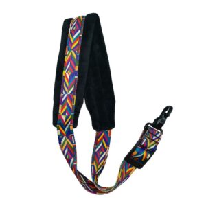 saxophone strap rainbow style soft padded alto tenor bari soprano sax neck harness