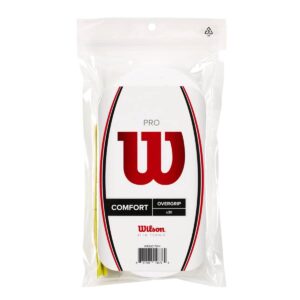 wilson pro overgrip 30 pack (wrz4017 white)