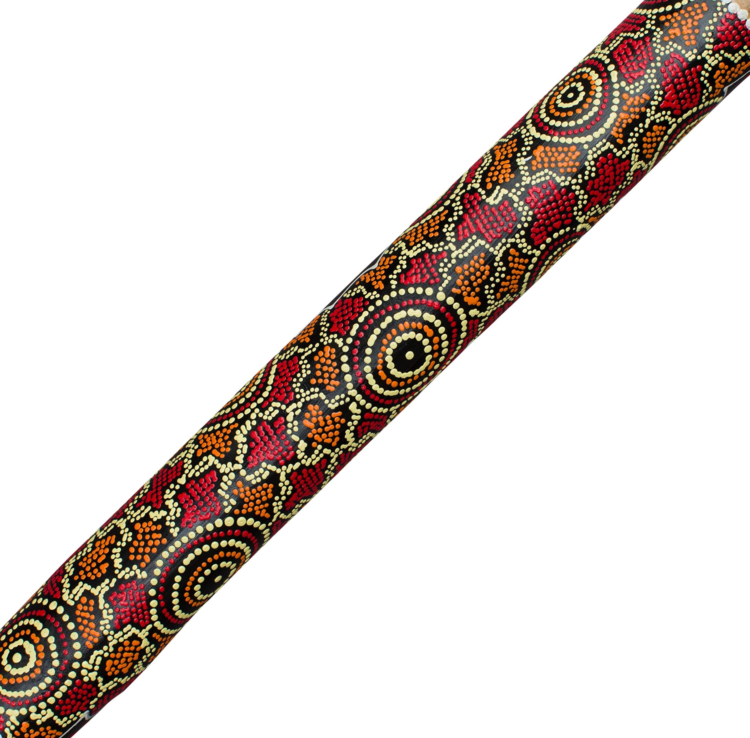 Australian Treasures - Rainstick 100cm / 39.7'' painted including nylon bag