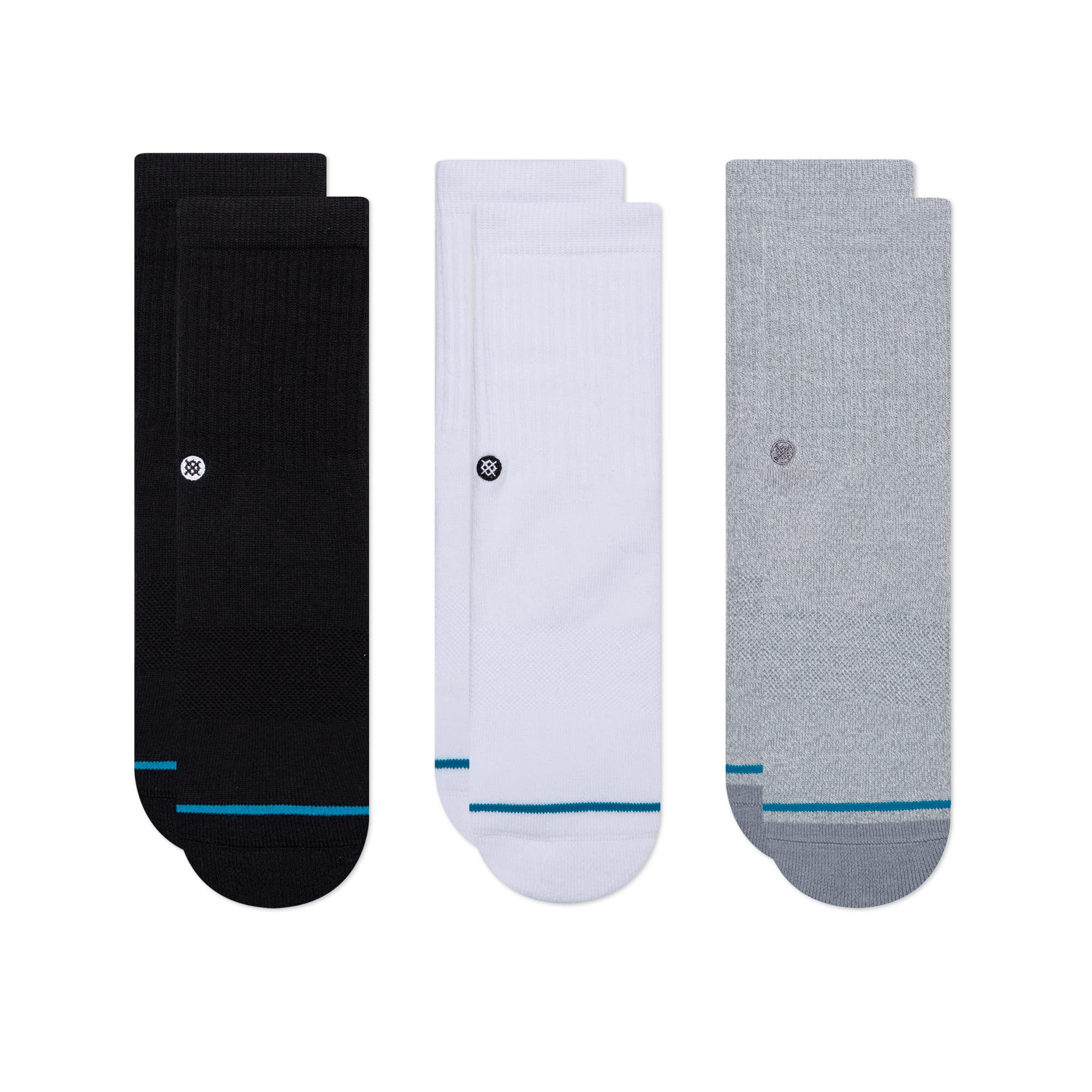 Stance Kids Icon ST 3-Pack (Toddler/Little Kid/Big Kid) Multi MD (11 Little Kid - 1 Little Kid Shoe Size)