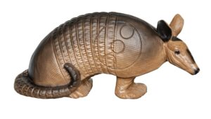 real wild 3d armadillo archery target