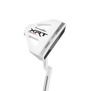 powerbilt golf xrt series 1 nano white mallet putter (right hand)