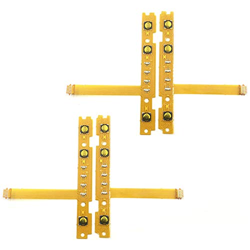 Onyehn 2 Pairs(SL+SR) Right and Left Flex CableButton Key L/R Flex Cable(40mm) Suit for Nitendo Switch NS/Switch OLED Joy Con Repair Part