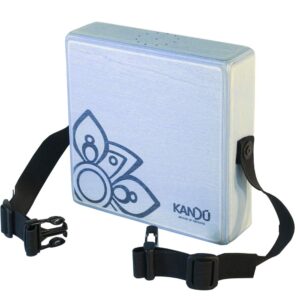 the kandu mashbox - is the first-ever wearable drum shaker,small cajon designed to meet the needs of every percussionist-natural (light blue)