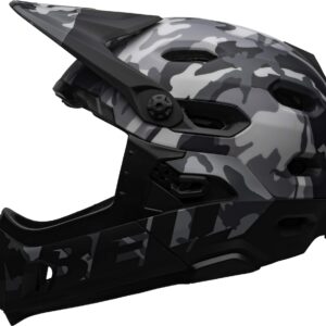 BELL Super DH MIPS Adult Mountain Bike Helmet - Matte/Gloss Black Camo (2022), Large (58-62 cm)