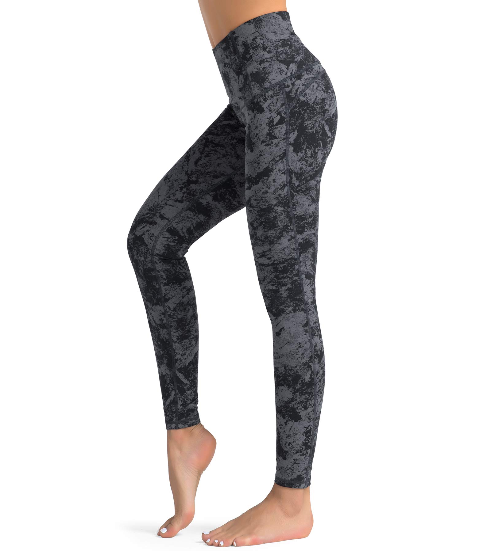 Dragon Fit Compression Yoga Pants Power Stretch Workout Leggings with High Waist Tummy Control