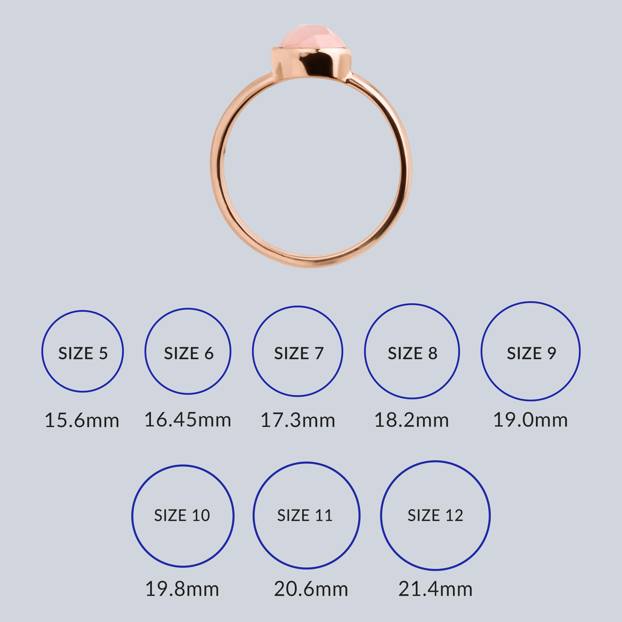 Silpada 'Karma Ring' in 18K Rose Gold-Plated Sterling Silver, Size 8, Size 8