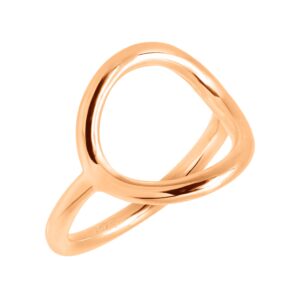 Silpada 'Karma Ring' in 18K Rose Gold-Plated Sterling Silver, Size 8, Size 8