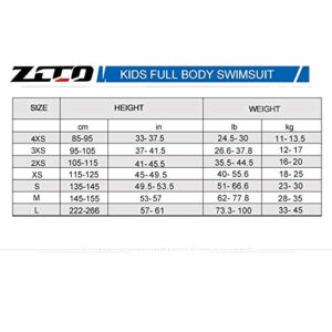 ZCCO Kids Swimsuit, Boys and Girls Full Sunsuit, UPF50+ Rash guard Wetsuit, Swimwear