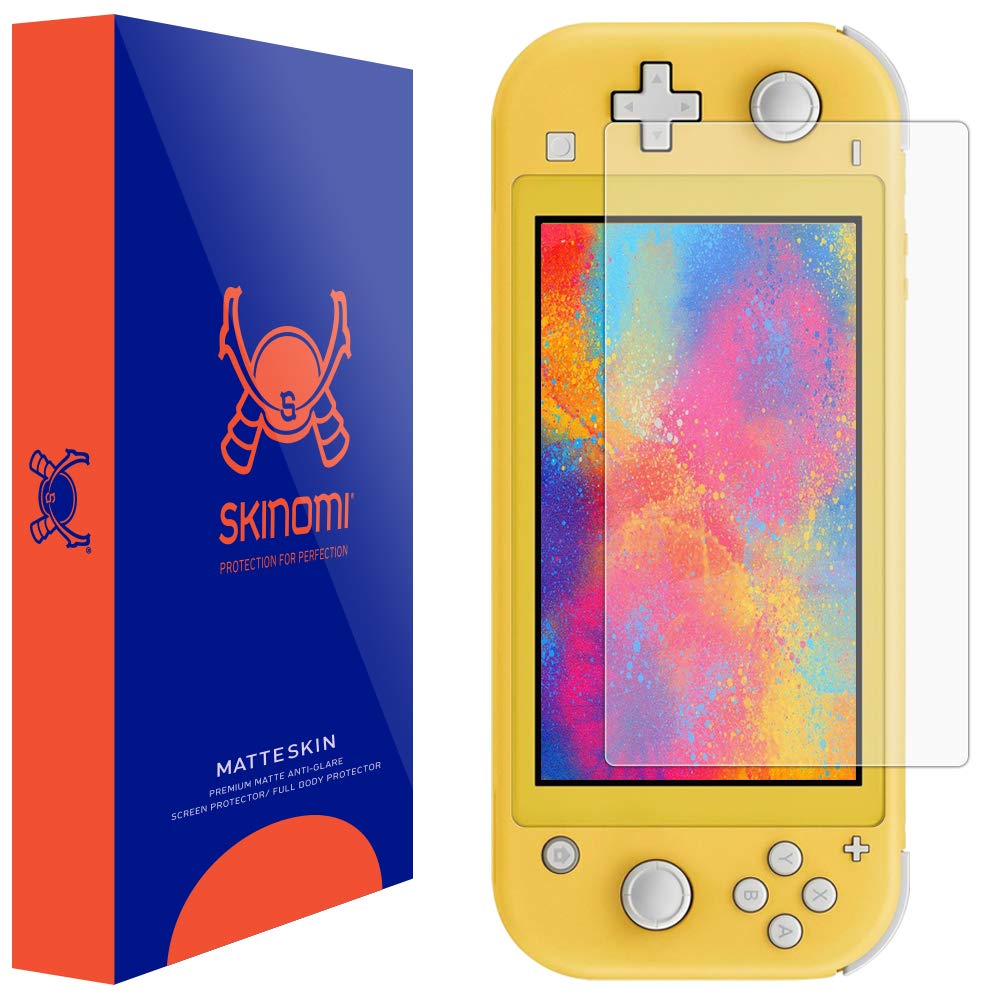 Skinomi Matte Screen Protector Compatible with Nintendo Switch Lite (5.5 inch, 2019)(2-Pack) Anti-Glare Matte Skin TPU Anti-Bubble Film