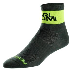 pearl izumi men's merino sock, phantom core, large