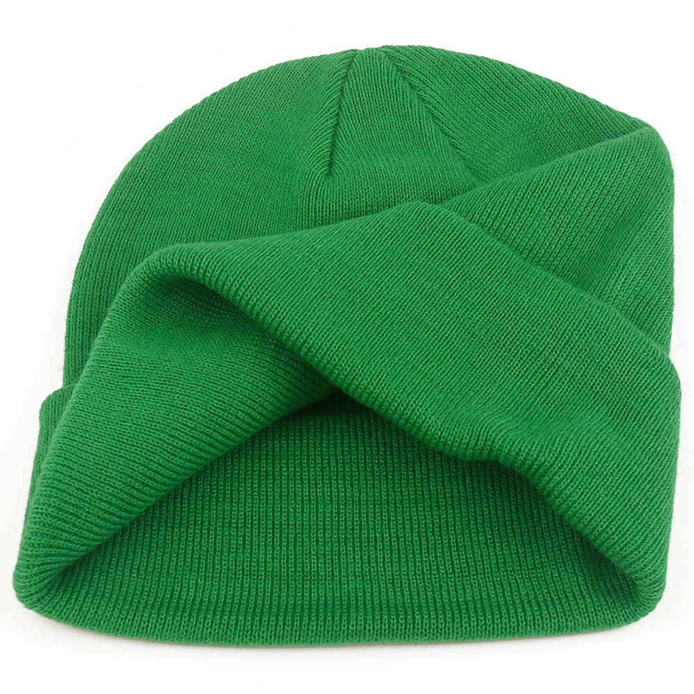 MaxNova St. Patrick's Day Green Beanie Women Men's Slouchy Beanie Cap