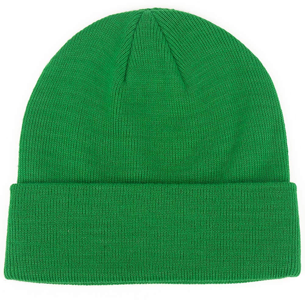 MaxNova St. Patrick's Day Green Beanie Women Men's Slouchy Beanie Cap