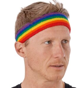 running headbands for men and women - athletic sweatband - terry cloth bands for basketball, tennis, football, gym, running, cosplay & costumes