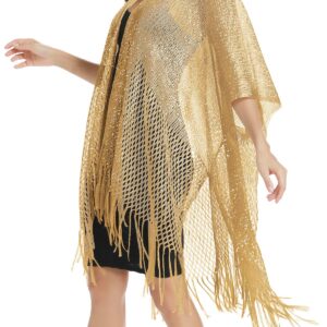 Rheane Gold Kimono Shawls and Wraps