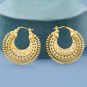 Ross-Simons Italian Embellished Hoop Earrings