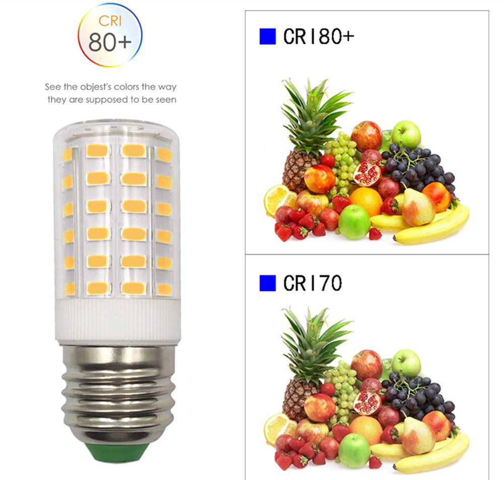 E26 LED Light Bulbs 10W (100W Halogen Equivalent) E26/E27 Medium Socket Base Warm White 3000K LED Corn Light for Ceiling Fan Chandelier Pendant Light,66 LED 5730 SMD,Not Dimmable,Pack of 3