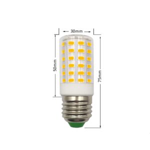 E26 LED Light Bulbs 10W (100W Halogen Equivalent) E26/E27 Medium Socket Base Warm White 3000K LED Corn Light for Ceiling Fan Chandelier Pendant Light,66 LED 5730 SMD,Not Dimmable,Pack of 3