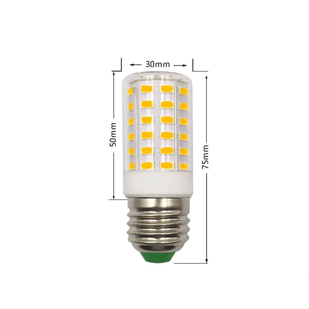 E26 LED Light Bulbs 10W (100W Halogen Equivalent) E26/E27 Medium Socket Base Warm White 3000K LED Corn Light for Ceiling Fan Chandelier Pendant Light,66 LED 5730 SMD,Not Dimmable,Pack of 3